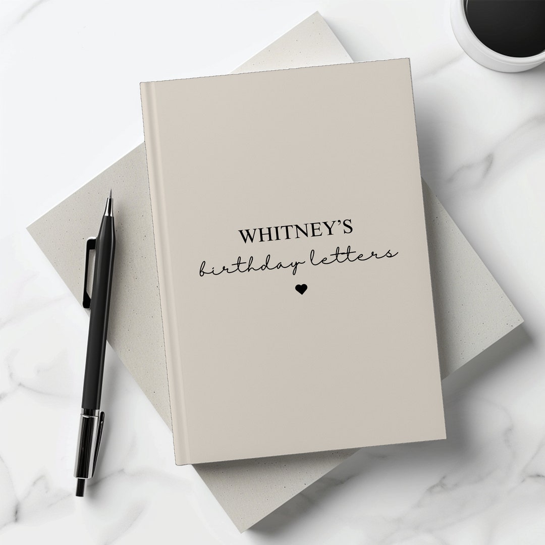 Birthday Letters to My Baby, Baby Letters Notebook, Personalized Dear ...