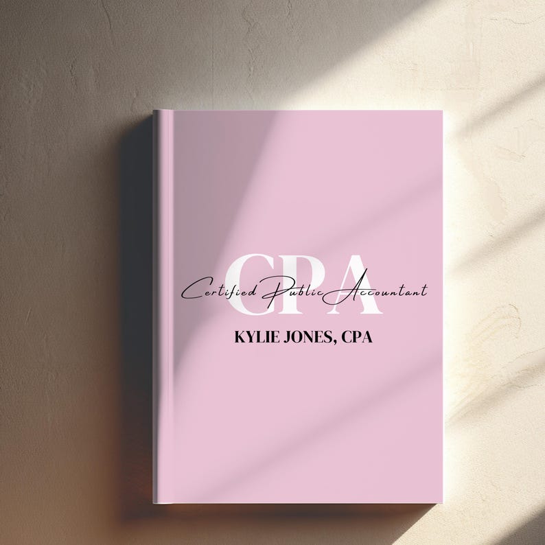 Personalized CPA Notebook, Gifts for Cpas, Certified Public Accountant ...