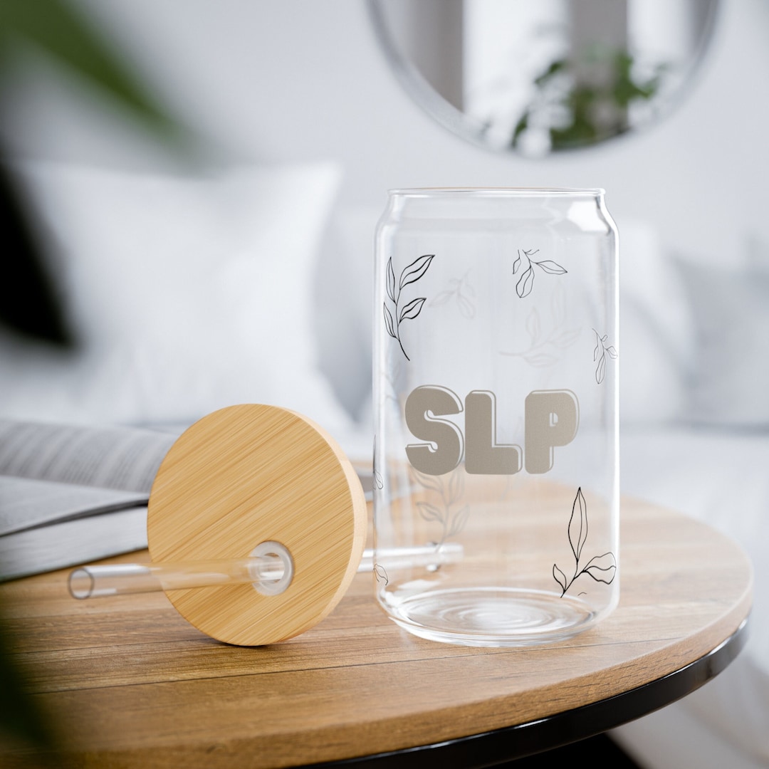 SLP Cup, Speech Language Pathologist Glass Tumbler, Speech Language ...