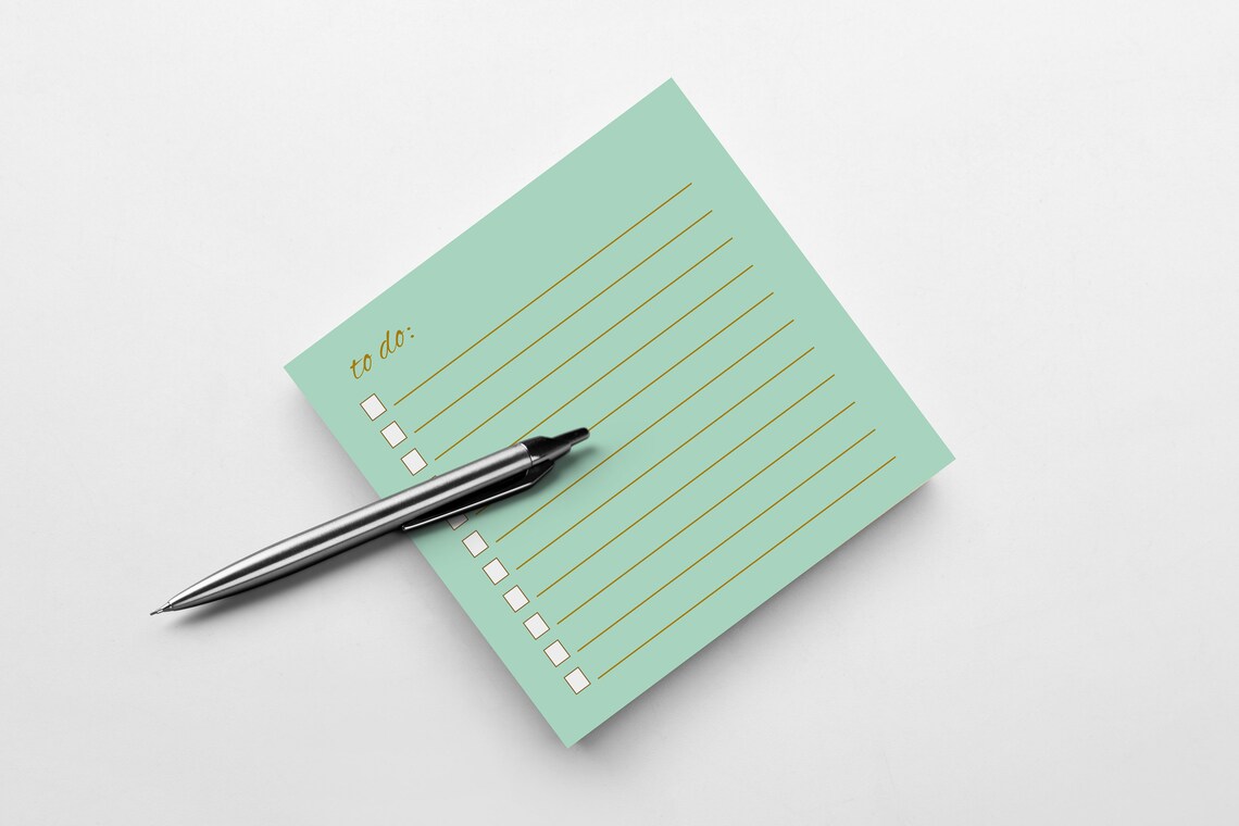 To Do Post-it® Notes, Custom Note Pads, Business Stationary Notepad ...