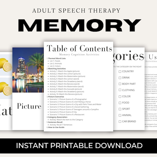 Speech Therapy - Etsy