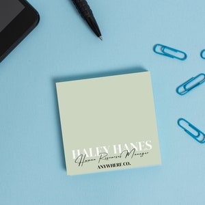 Personalized Post-it Notes, Custom Text Notepad, Customizable Logo Book ...
