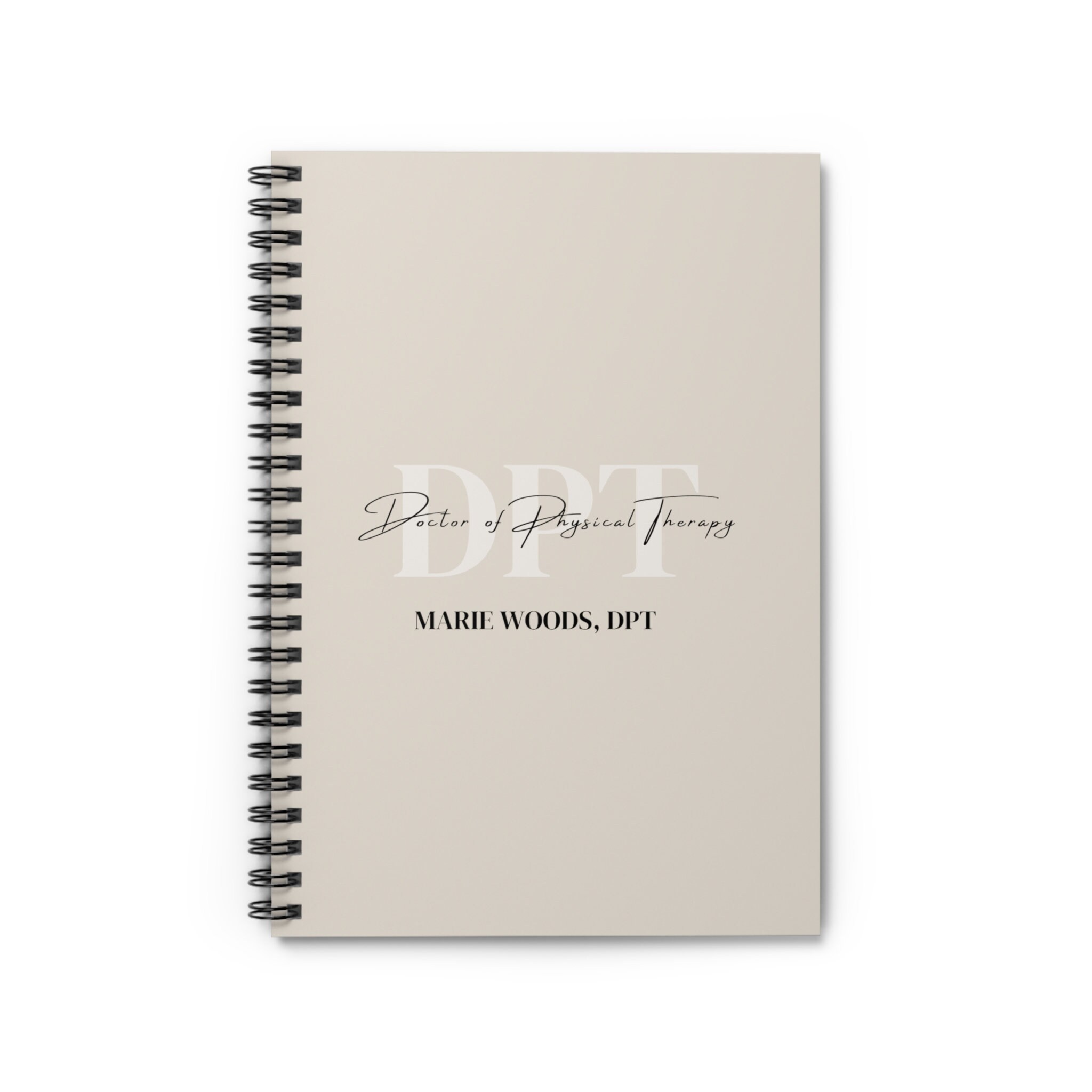 Personalized Physical Therapy Notebook, PT Gift, Physical Therapists ...