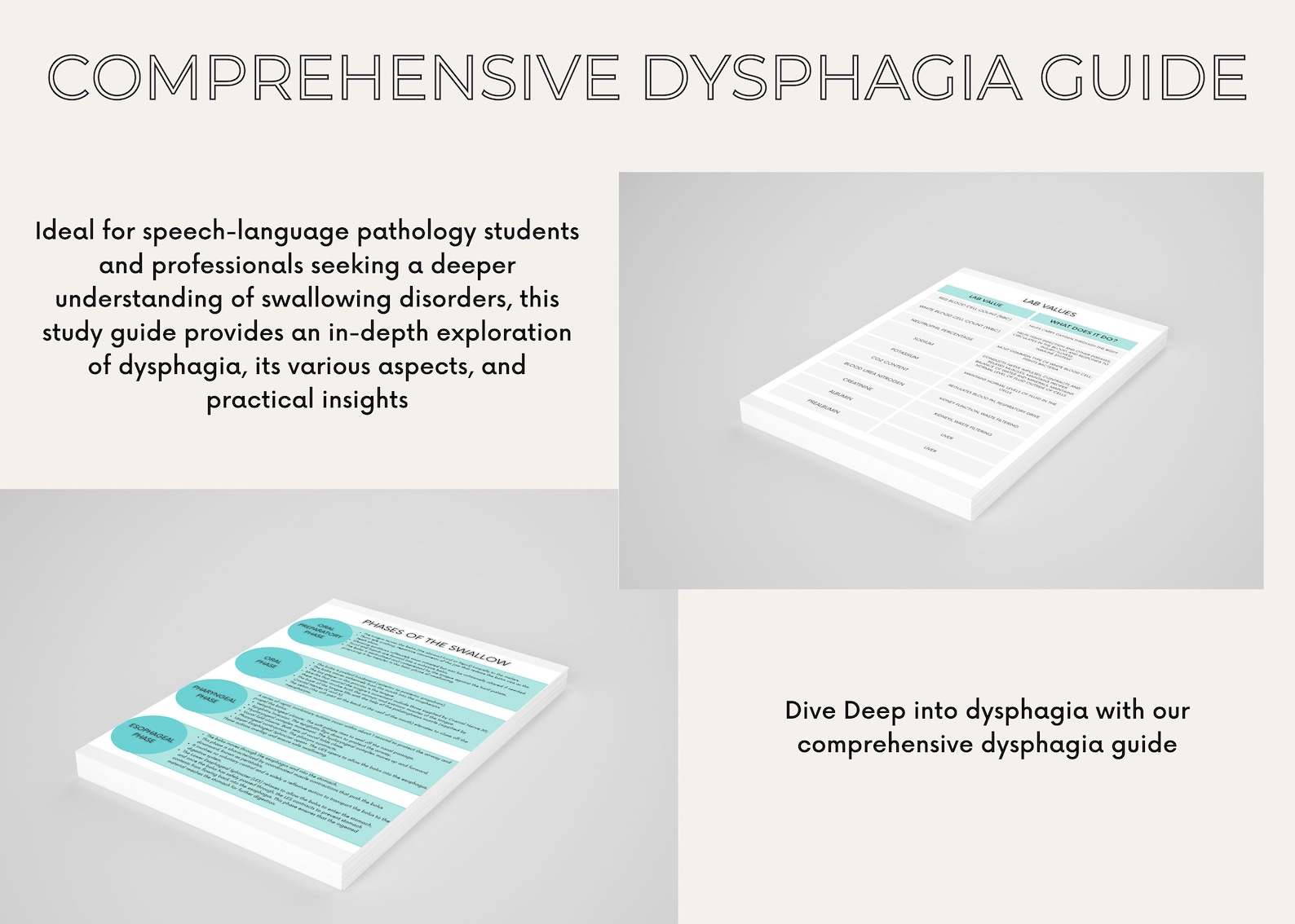Complete Dysphagia Guide, Study Guide Bundle for Swallowing Therapy ...