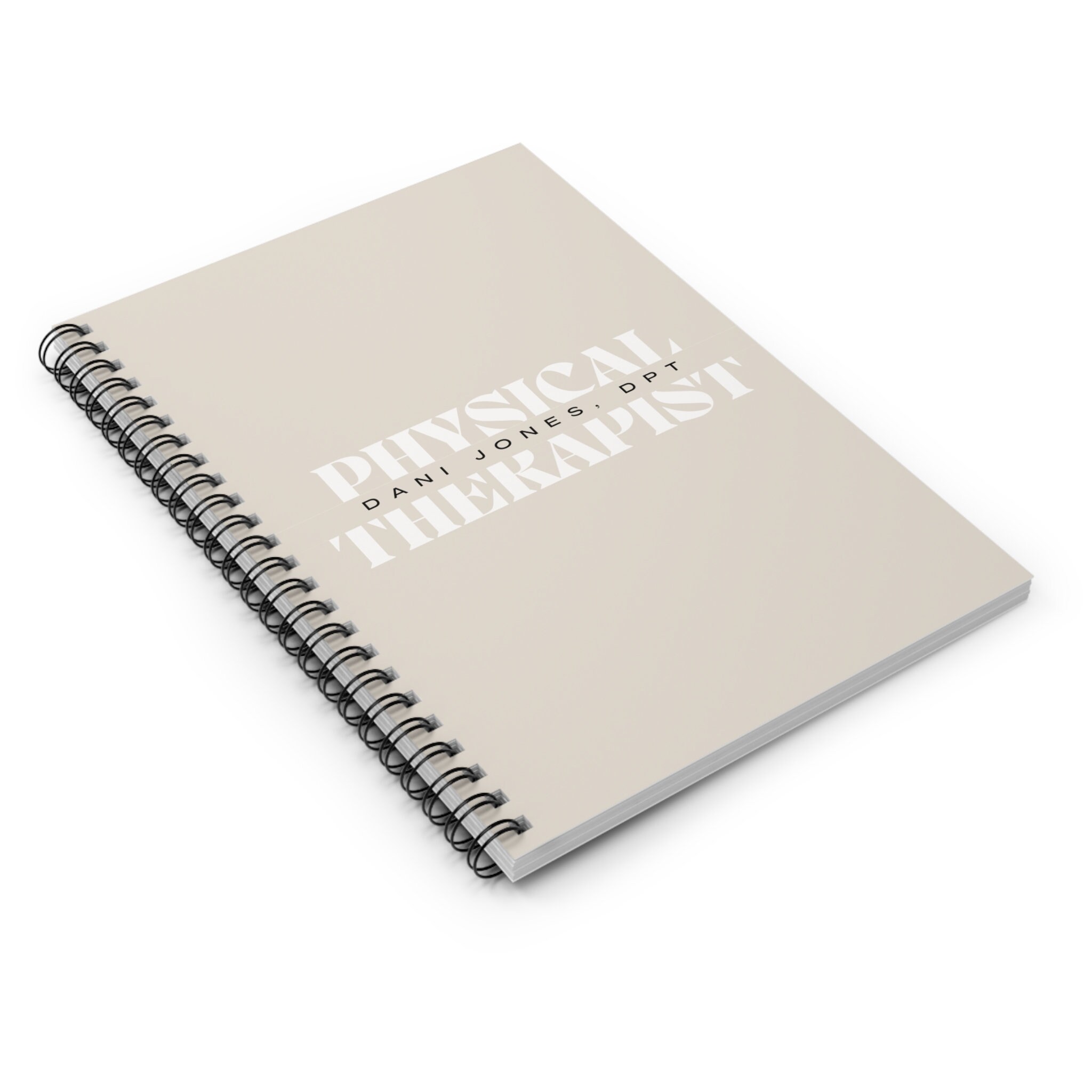 Personalized Physical Therapy Notebook, PT Gift, Physical Therapists ...