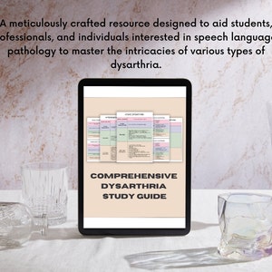 Complete Dysarthria Bundle, Study Guide for Dysarthria Types, Motor ...
