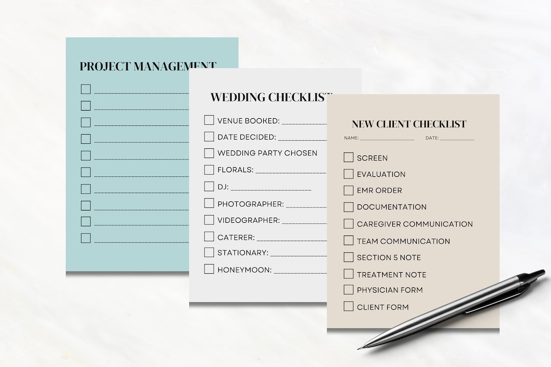 Custom Checklist Post-it® Notes, To-do List Notepad, Business Memo Pad ...