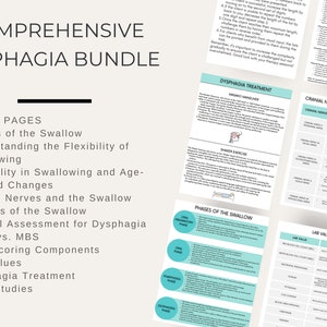 Complete Dysphagia Guide, Study Guide Bundle for Swallowing Therapy ...