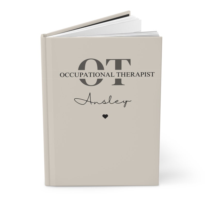 Personalized OT Notebook, Occupational Therapy Hardcover Journal, OT ...