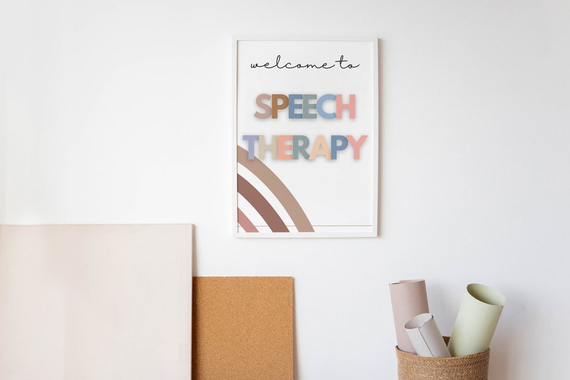 10 Speech Therapy Room Posters, SLP Decor, Speech Language Pathology ...