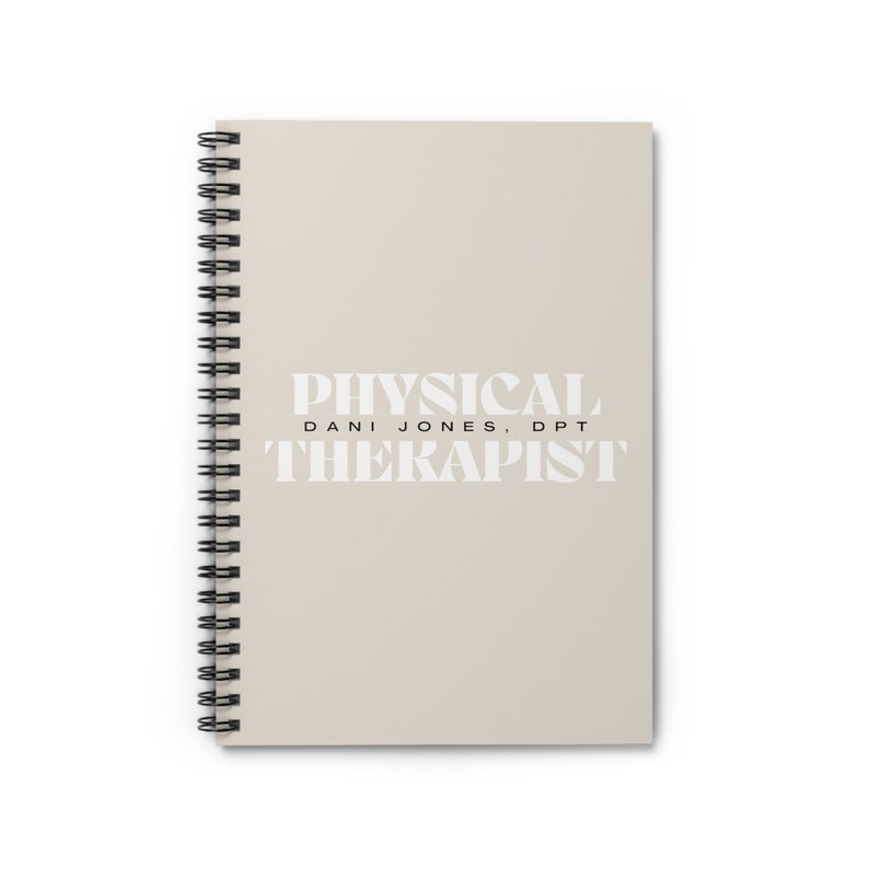 Personalized Physical Therapy Notebook, PT Gift, Physical Therapists ...