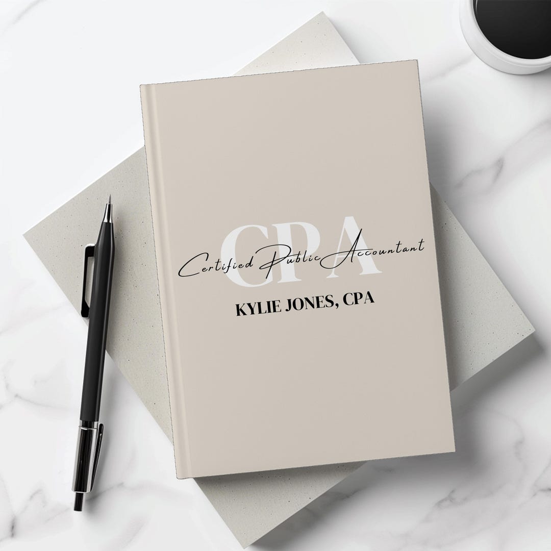 Personalized CPA Notebook, Gifts for Cpas, Certified Public Accountant ...