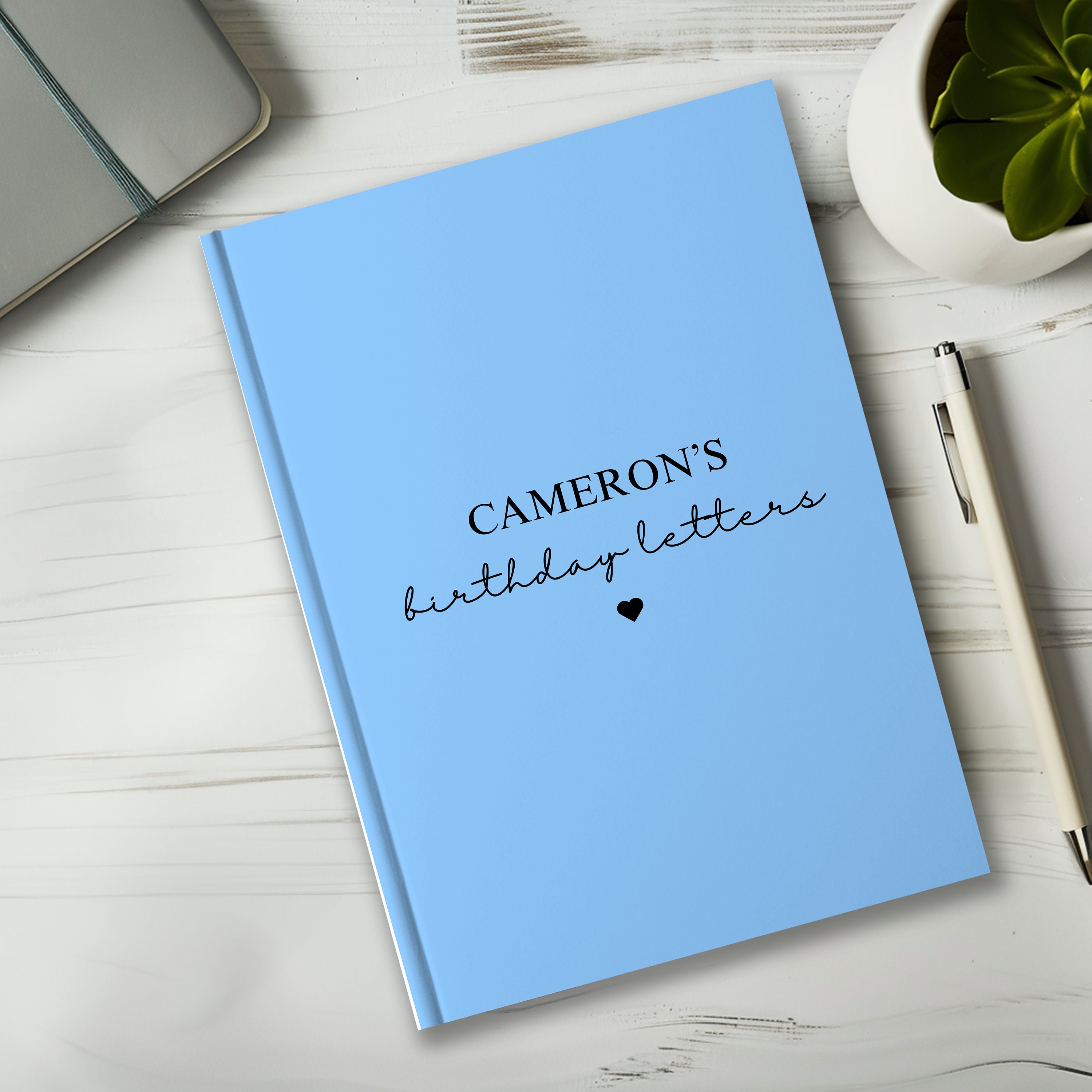 Birthday Letters to My Baby, Baby Letters Notebook, Personalized Dear ...