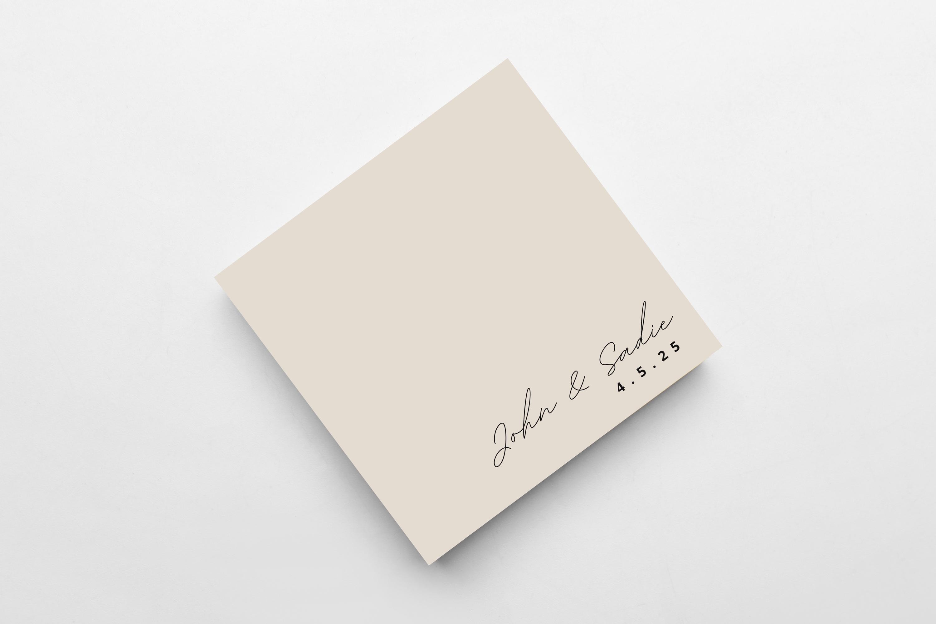 Personalized Wedding Post-it Notes, Custom Save the Date Notepads ...