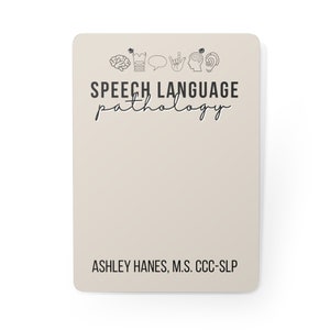 Personalized SLP Clipboard, Gift for Speech Language Pathologist ...