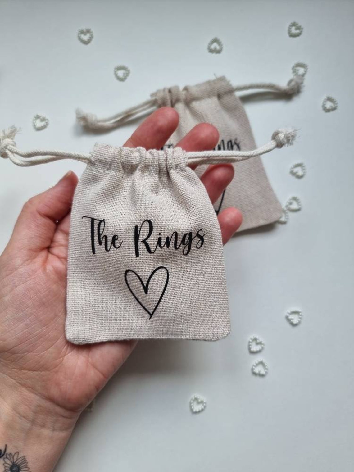 Wedding Ring Pouch, Ring Bag, Ring Pouch, Wedding Ring Box Alternative ...