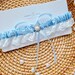 Personalised Garter Gift Set, Wedding Gift for Bride, Something Blue ...