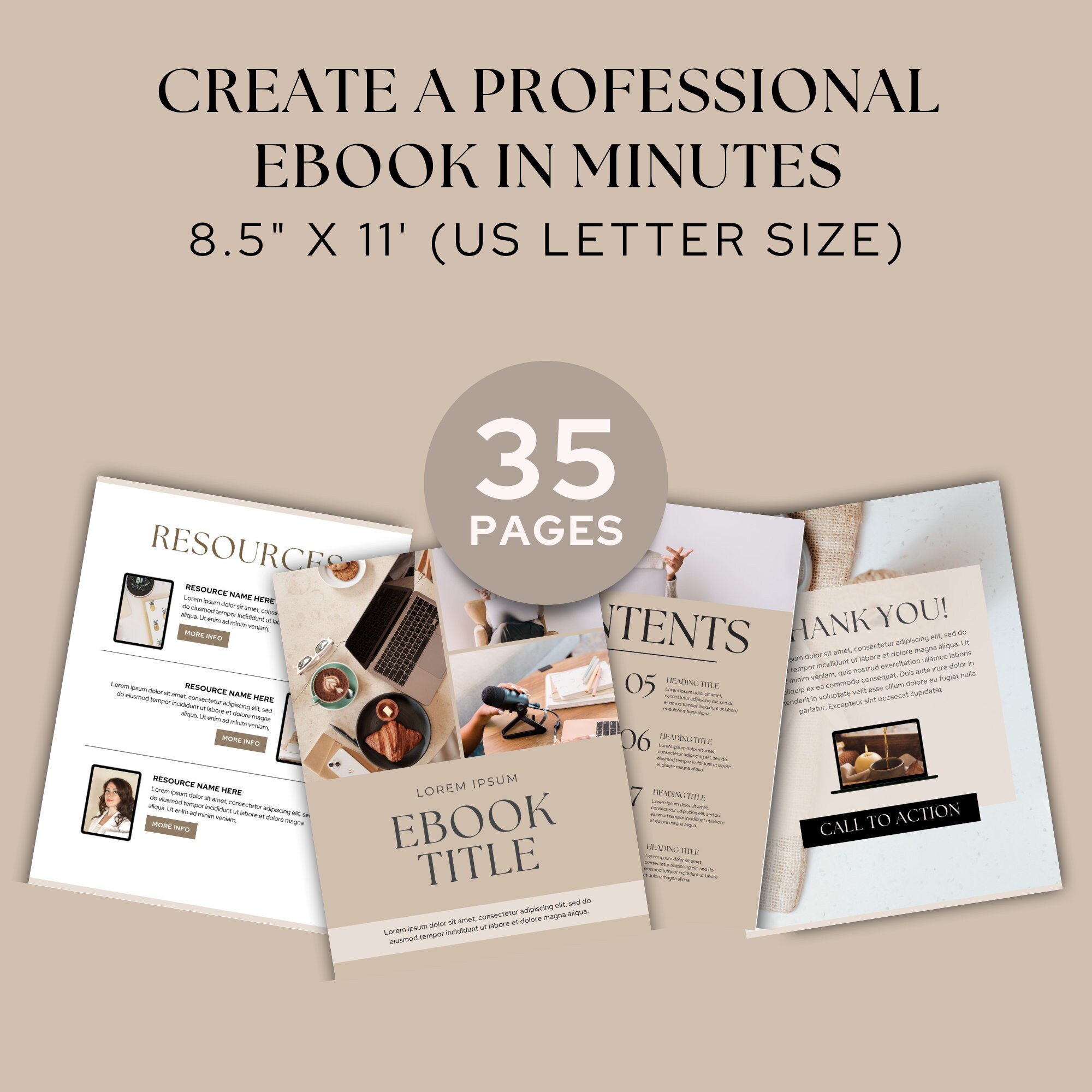 Ebook Template Canva Coaching Guide Book Canva Template - Etsy