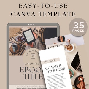 Ebook Template Canva | Coaching Guide Book | Canva Template| Lead ...