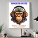 Original Dj Monkey Poster Fun Monkey Wall Art Vibrant Art - Etsy