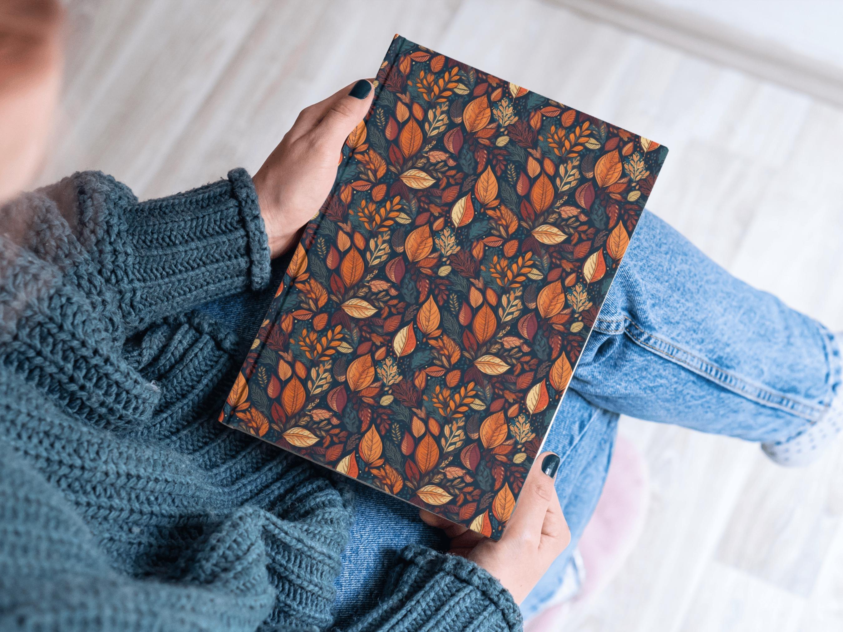 Autumn Leaf Digital Paper Set, 12 Seamless Fall Patterns for Crafts ...