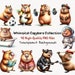 40 Whimsical Capybara Clipart Bundle High-quality Capybara PNG Images ...