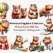 40 Whimsical Capybara Clipart Bundle High-quality Capybara PNG Images ...