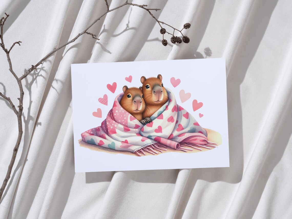 30 Capybara Love Clipart Bundle: Cute and Funny Capybara Pngs With ...