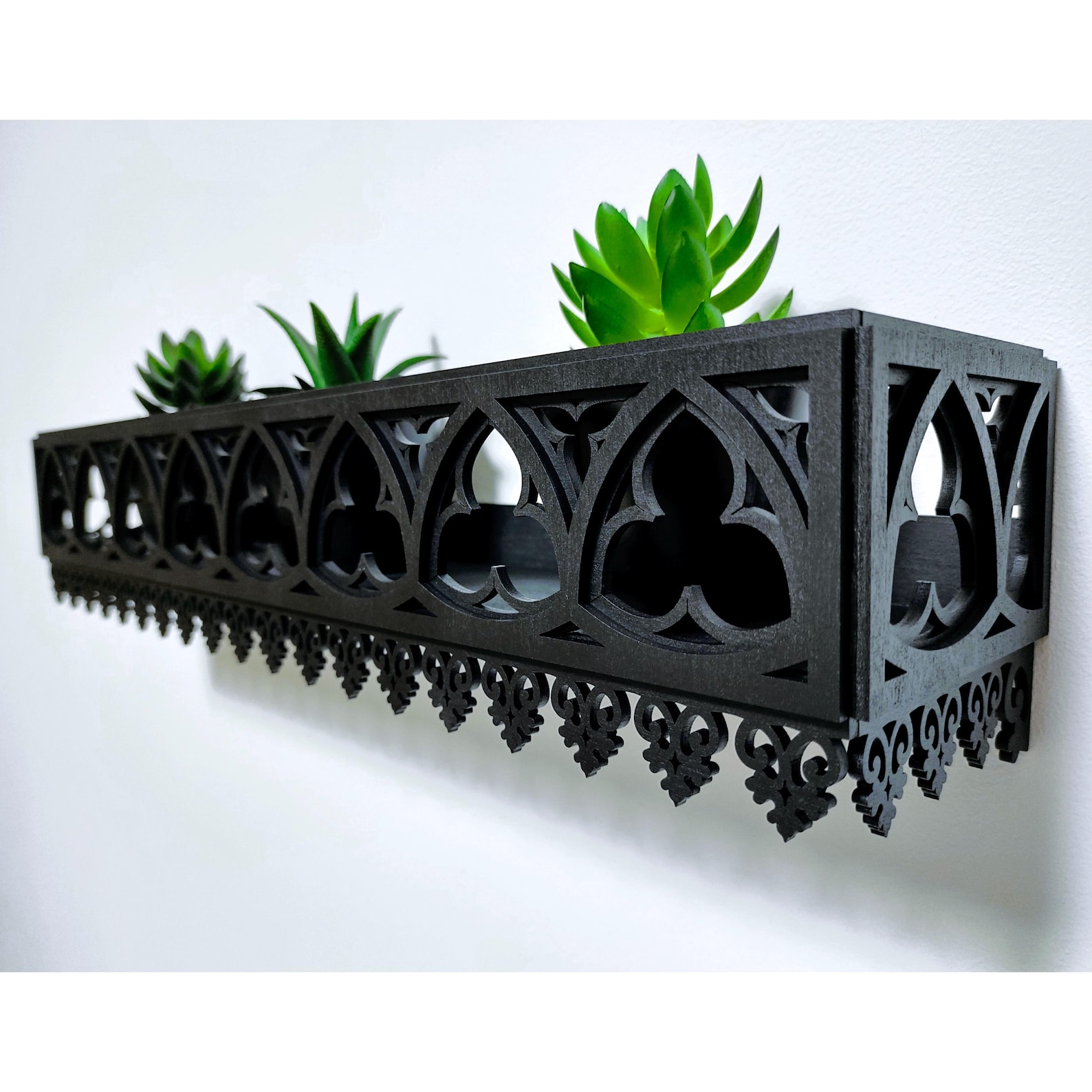 Gothic Cathedral Shelf Mystical Plant & Candle Display - Etsy