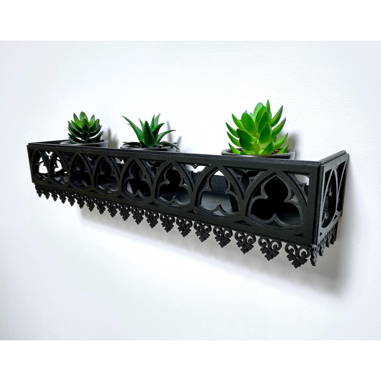 Gothic Cathedral Shelf Mystical Plant & Candle Display - Etsy