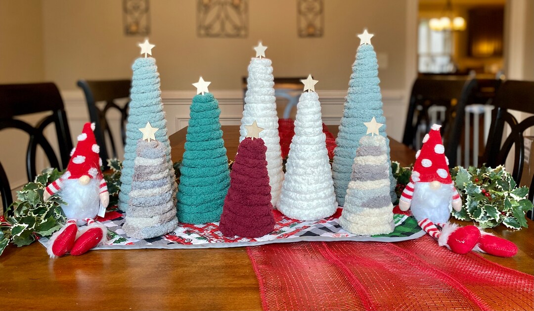 Chunky Yarn Trees - Etsy