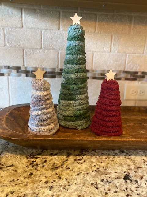 Chunky Yarn Trees - Etsy