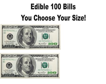 Blue Money Pile Edible Image - Etsy