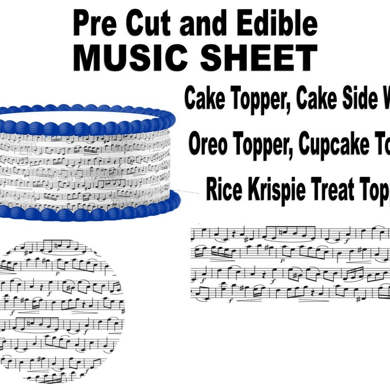 Music Edible Icing - Etsy