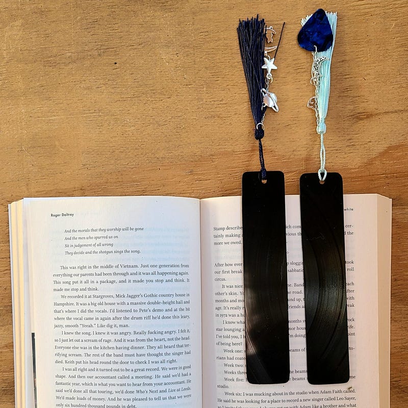 Vinyl Bookmarks - Etsy