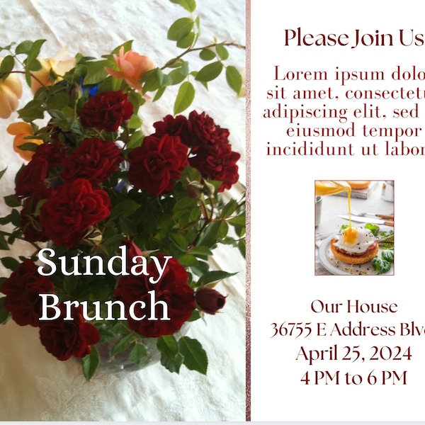 Please Join Us Invitation Template - Etsy