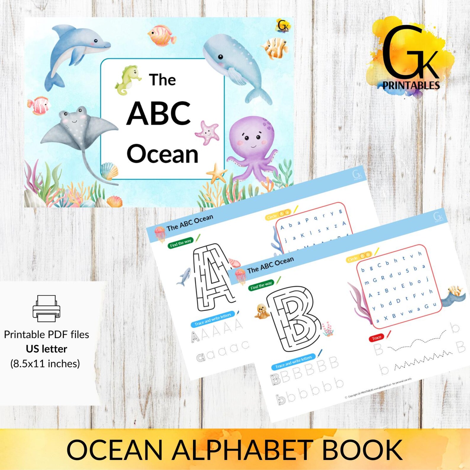 Printable Beehive Alphabet Book for Toddlers and Preschoolers ...