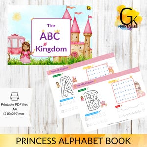 Printable Princess Alphabet Book for Toddlers and Preschoolers ...