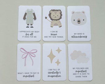 Kids Affirmation Cards for Positive Empowerment | Mindful and Daily ...