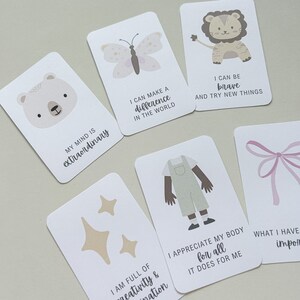 Children’s Affirmation Cards Printable, Positive Mindset for Kids ...