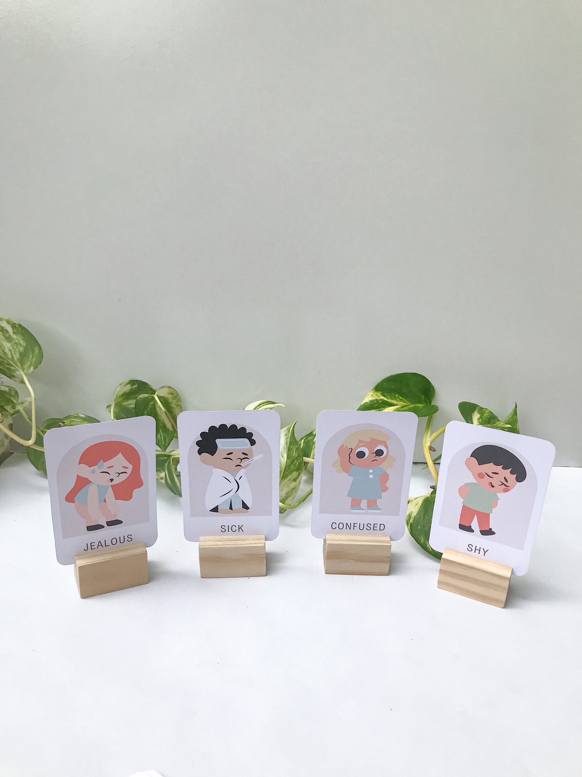 16 Children's Emotions Flashcards Printable, Kids Feelings Cards ...