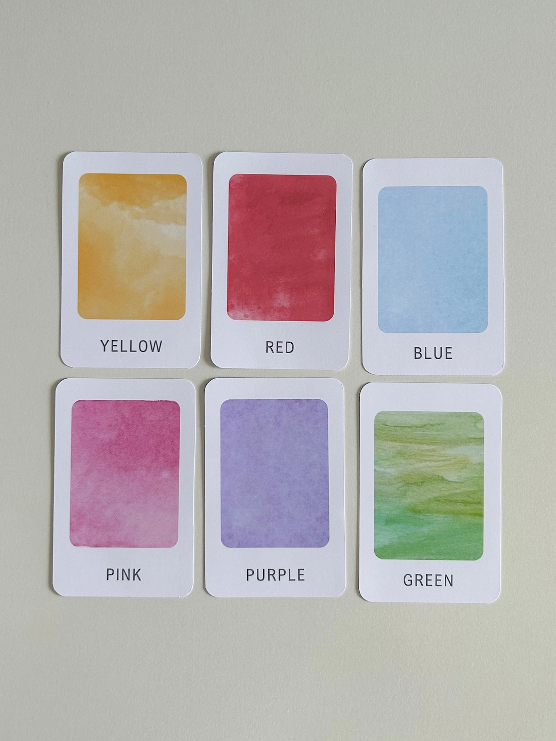 11 Children's Colour Flashcards Printable, Kids Colour Cards ...