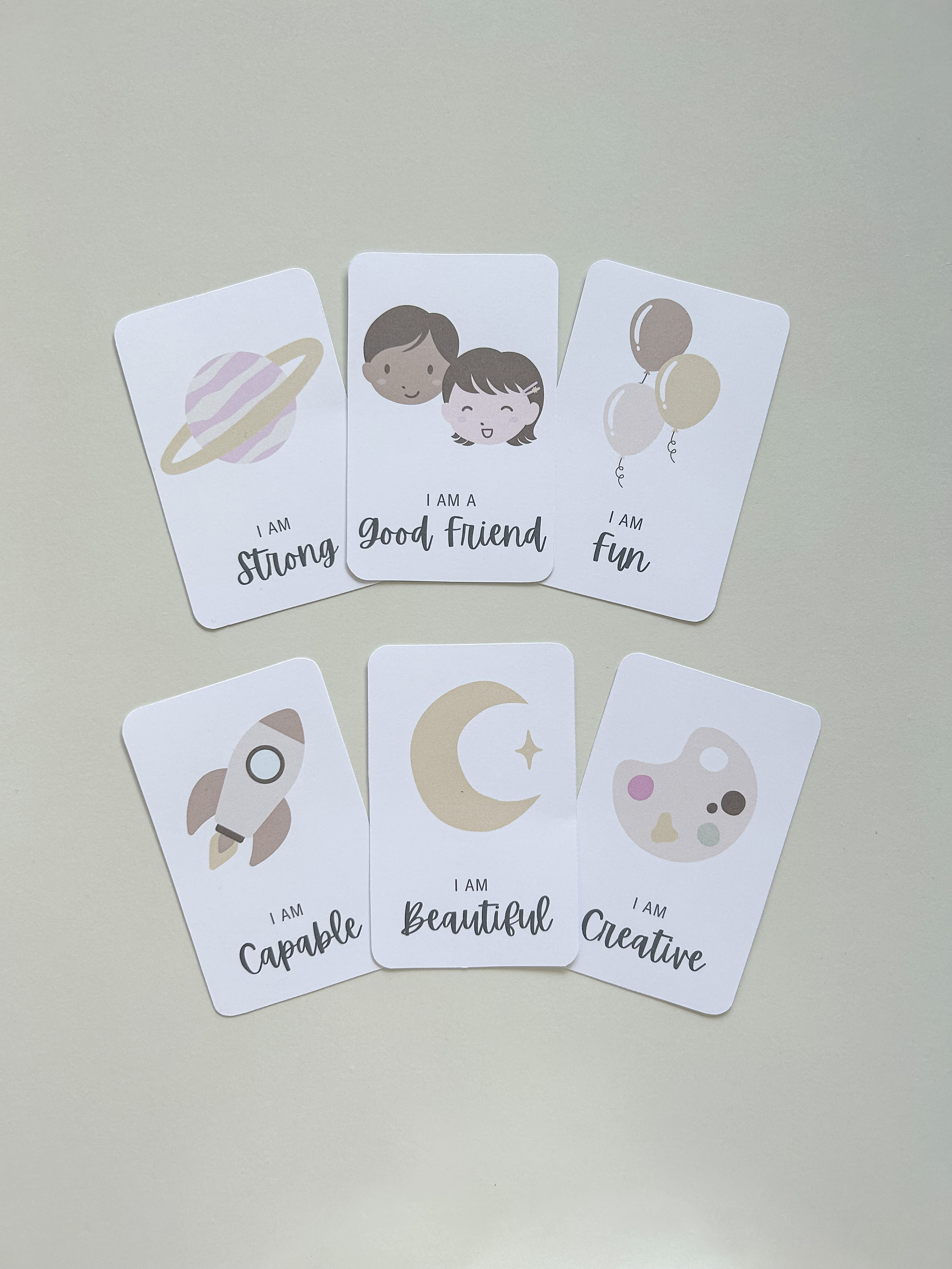 Toddler Affirmation Cards Printable, Positive Mindset for Kids, Daily ...