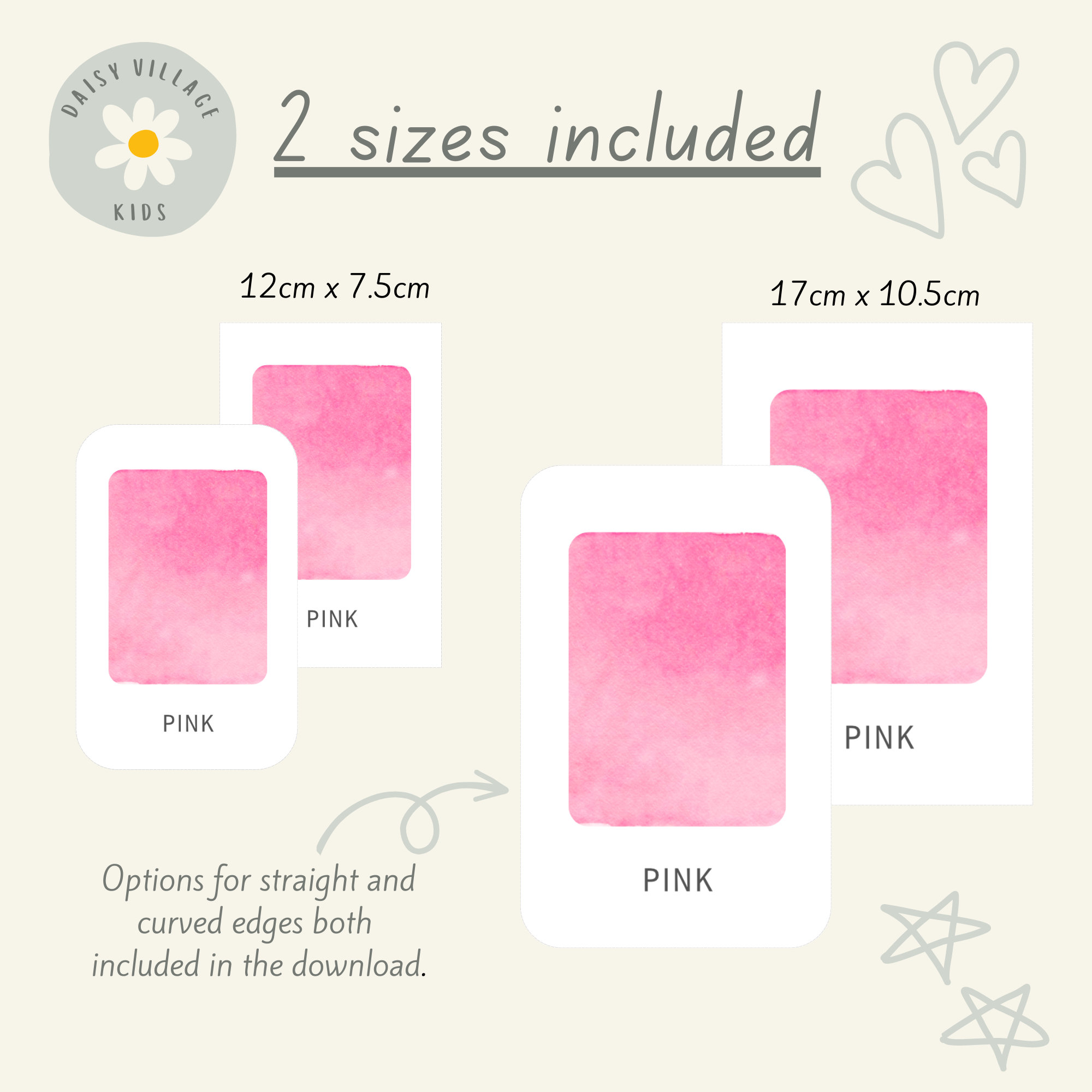 11 Children's Colour Flashcards Printable, Kids Colour Cards ...