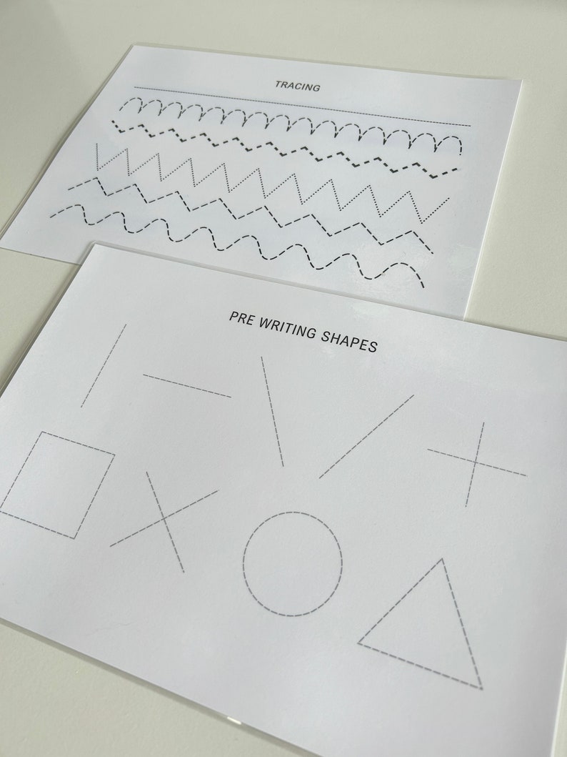 Pre Writing Tracing Sheets Printable, Line Tracing Sheet, Pre Writing ...