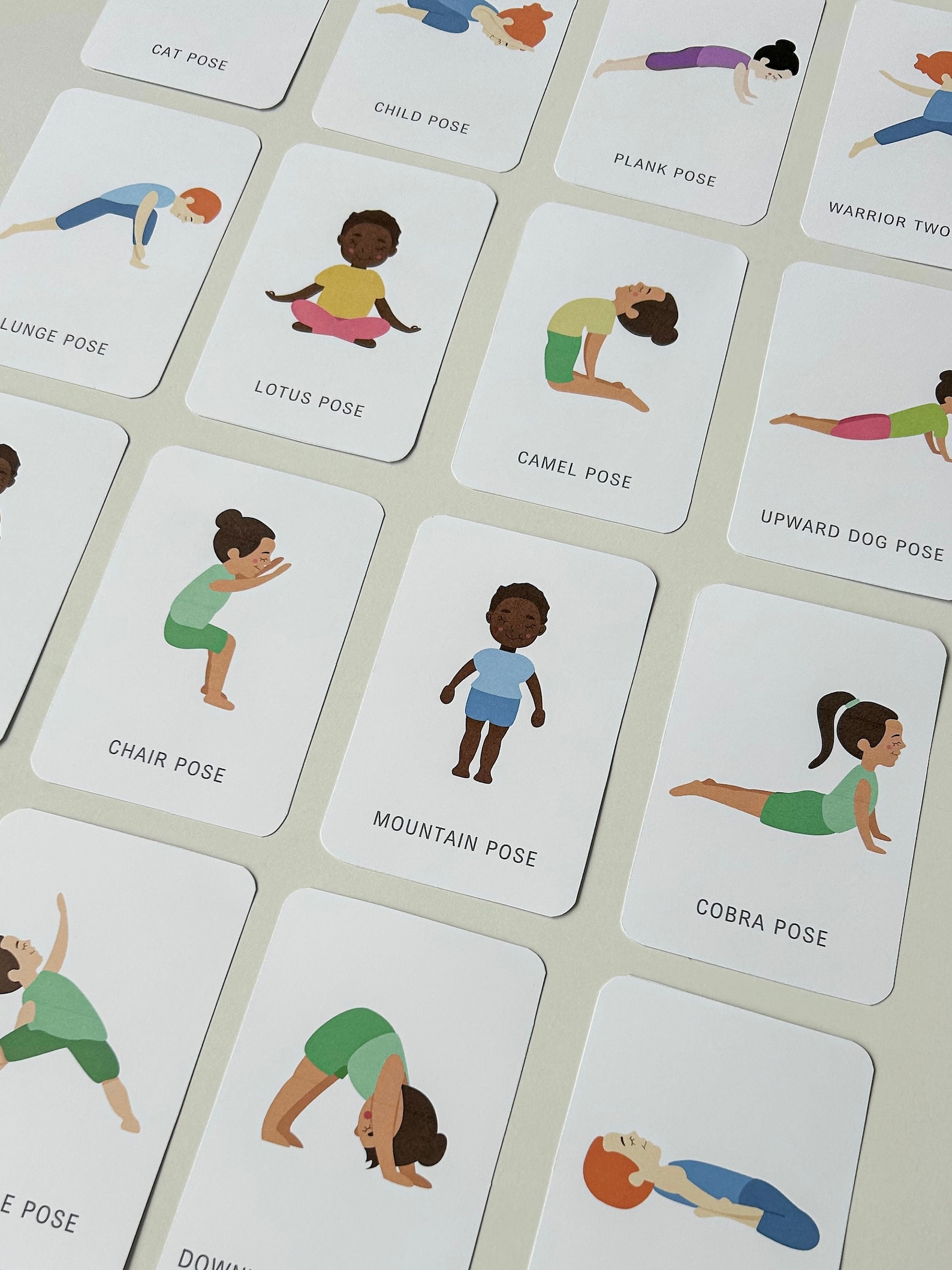 19 Children's Yoga Cards Printable, Kids Movement for Mindfulness ...