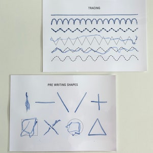 Pre Writing Tracing Sheets Printable, Line Tracing Sheet, Pre Writing ...