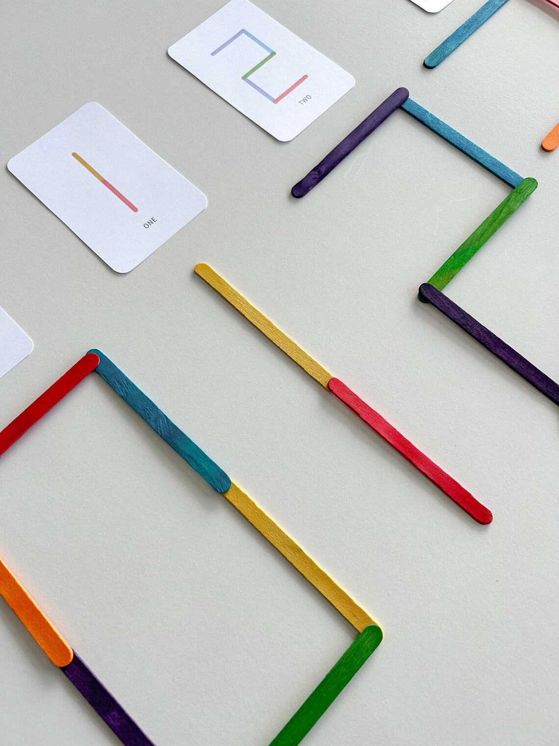 0-9 Popsicle Stick Number Cards Printable, Paddle Pop Stick Activity ...