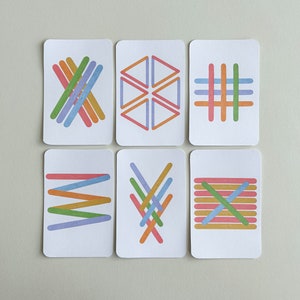 Popsicle Stick Pattern Cards Printable, Paddle Pop Stick Activity, Busy ...