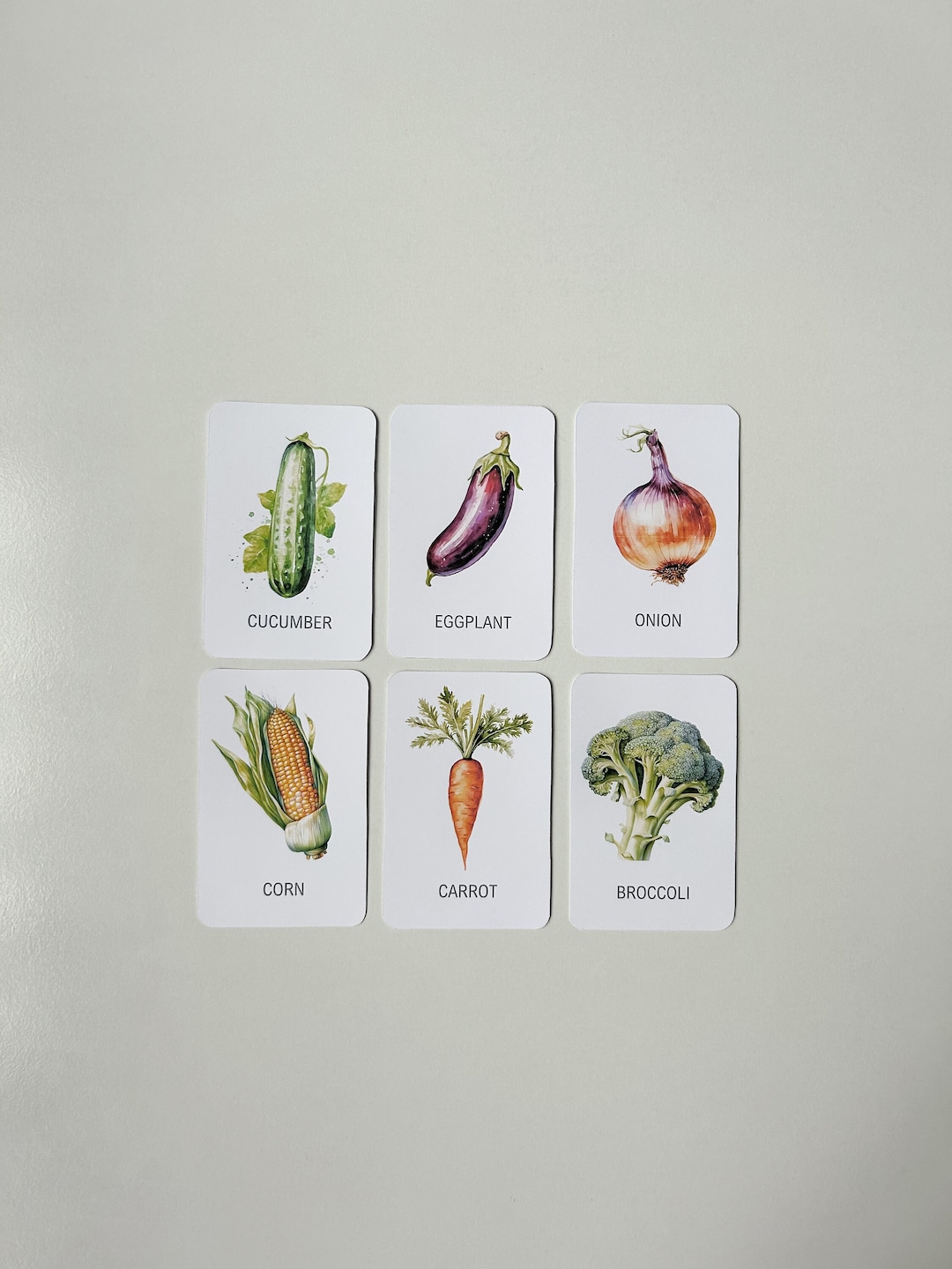 28 Vegetable Flashcards Printable, Educational Resource, Child ...